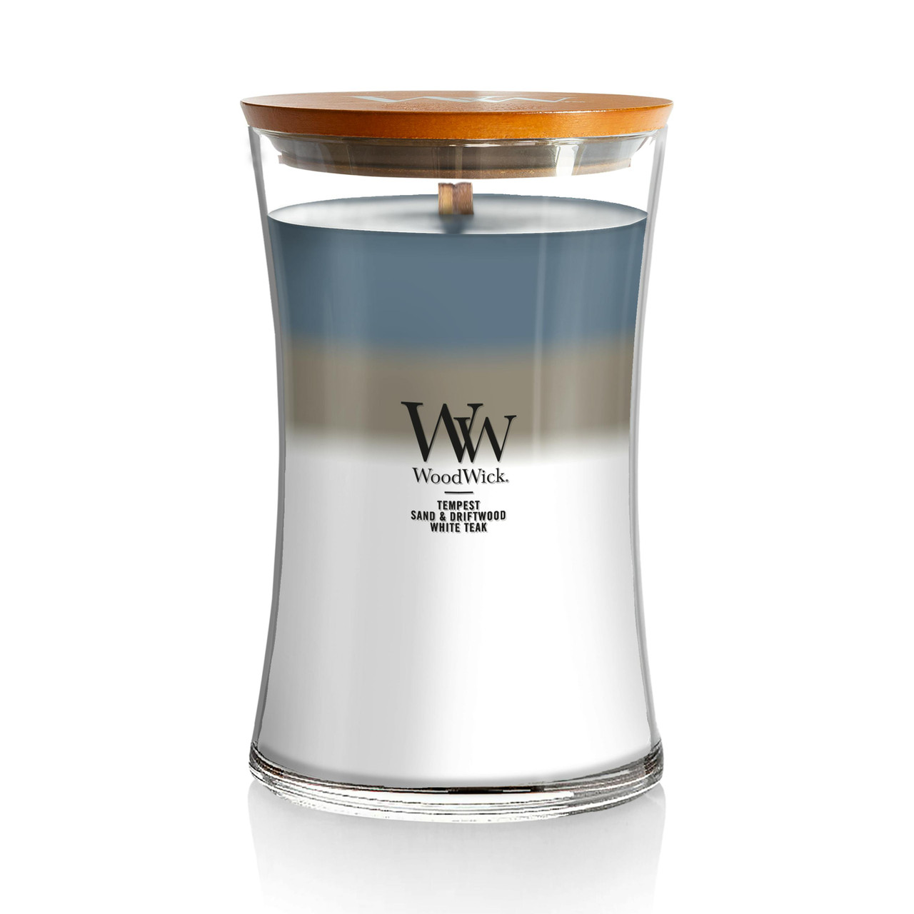 WoodWick Candles Uncharted Waters Trilogy Large Hourglass Candle