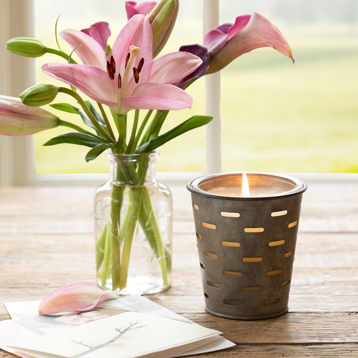 Park Hill Collection Soiree Olive Bucket Candle