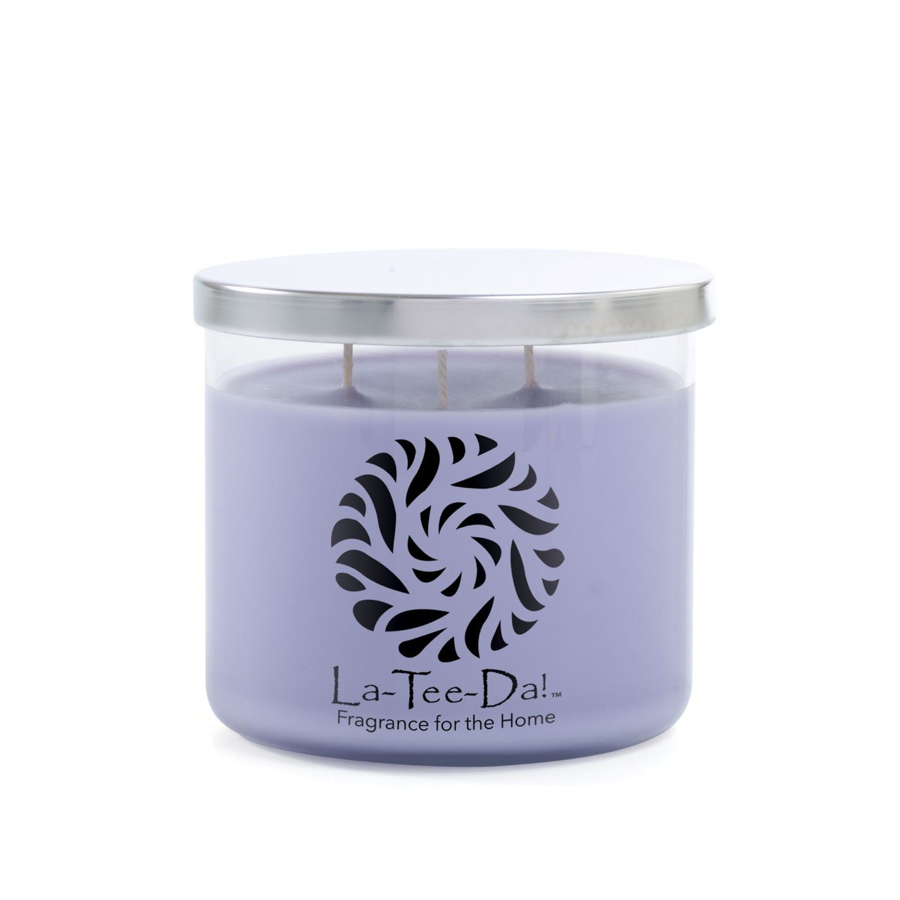 La Tee Da Monogrammed Linens 3 Wick Candle by La Tee Da|The Lamp Stand