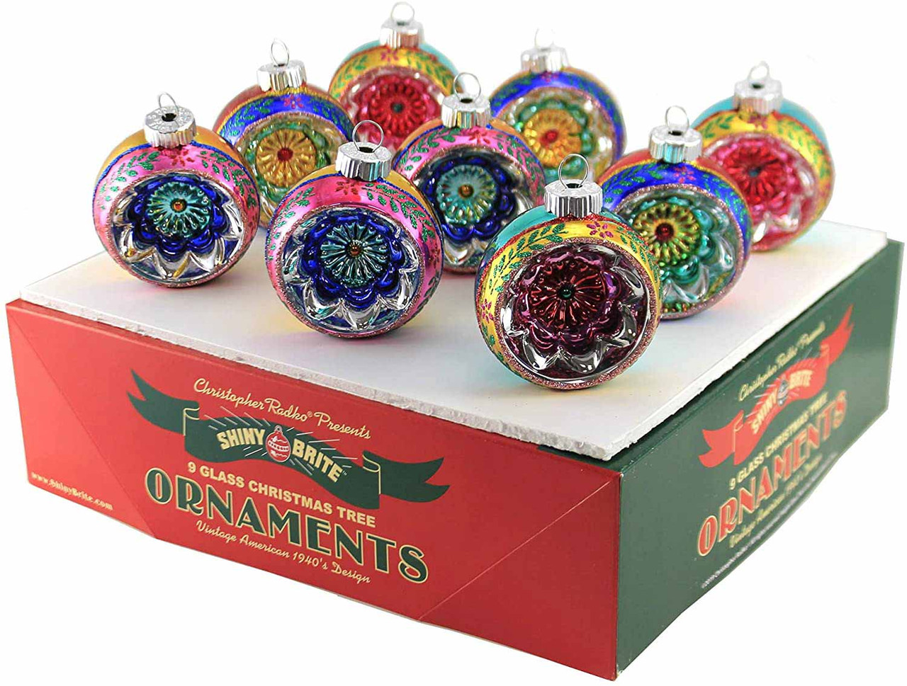 Christopher Radko Christmas Confetti 2.5" Reflector Rounds by ...