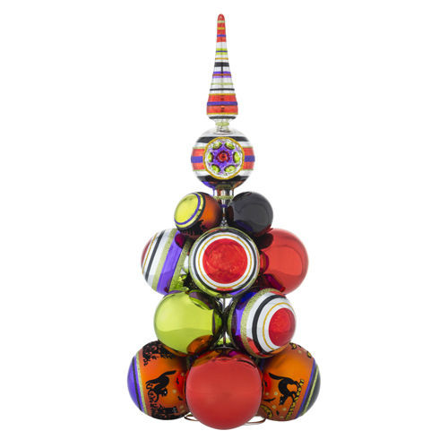 Christopher Radko Halloween 17" Cluster Tree|The Lamp Stand