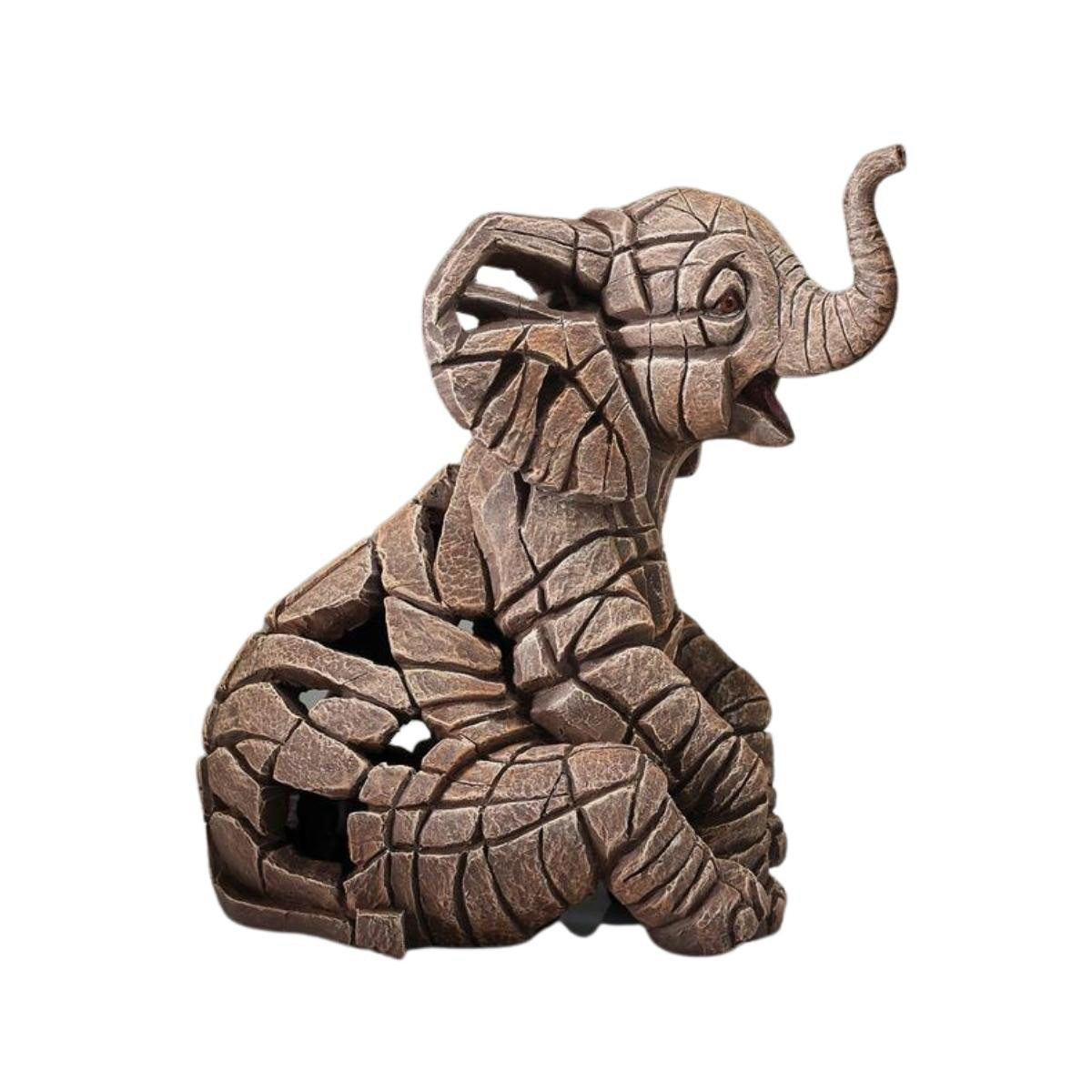 Edge Sculptures 10-Inch Elephant Calf Figure