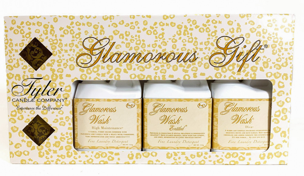 Tyler Candles High Maintenance + Entitled + Diva Glamorous Wash Gift Set