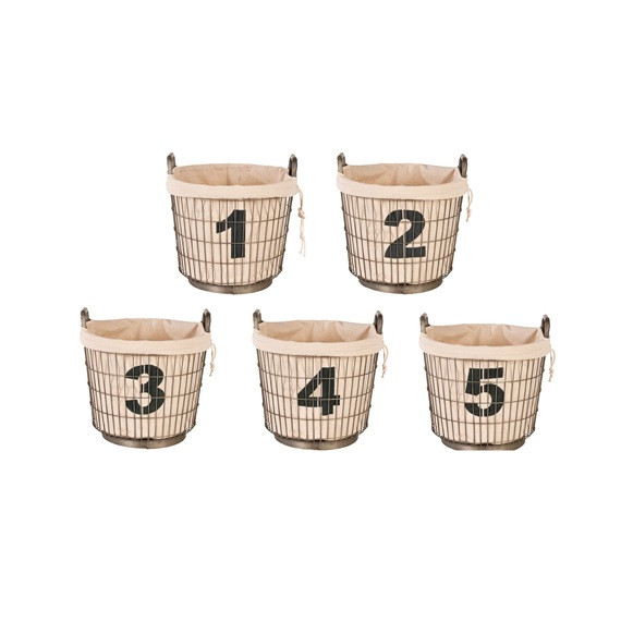 Aidan Gray Baskets With Number Liners (Numbers 1-5) by Aidan Gray-The ...