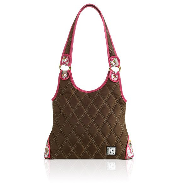 Cinda B Bella Fiore Cocoa Slim Tote-The Lamp Stand