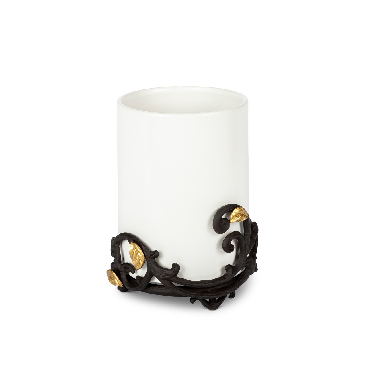 GG Collection Gold Leaf Vase and Utensil Holder - GG Collection|The ...
