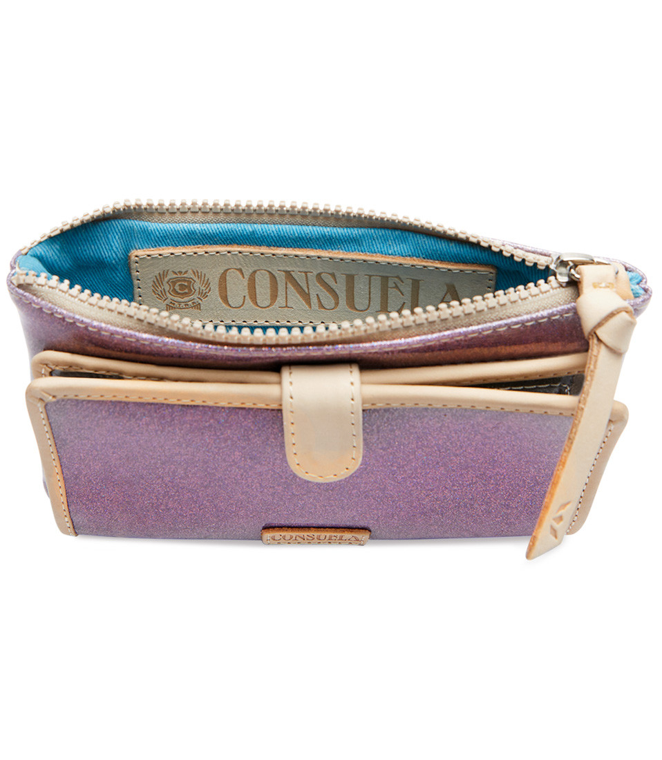 Consuela Slim Wallet Violet