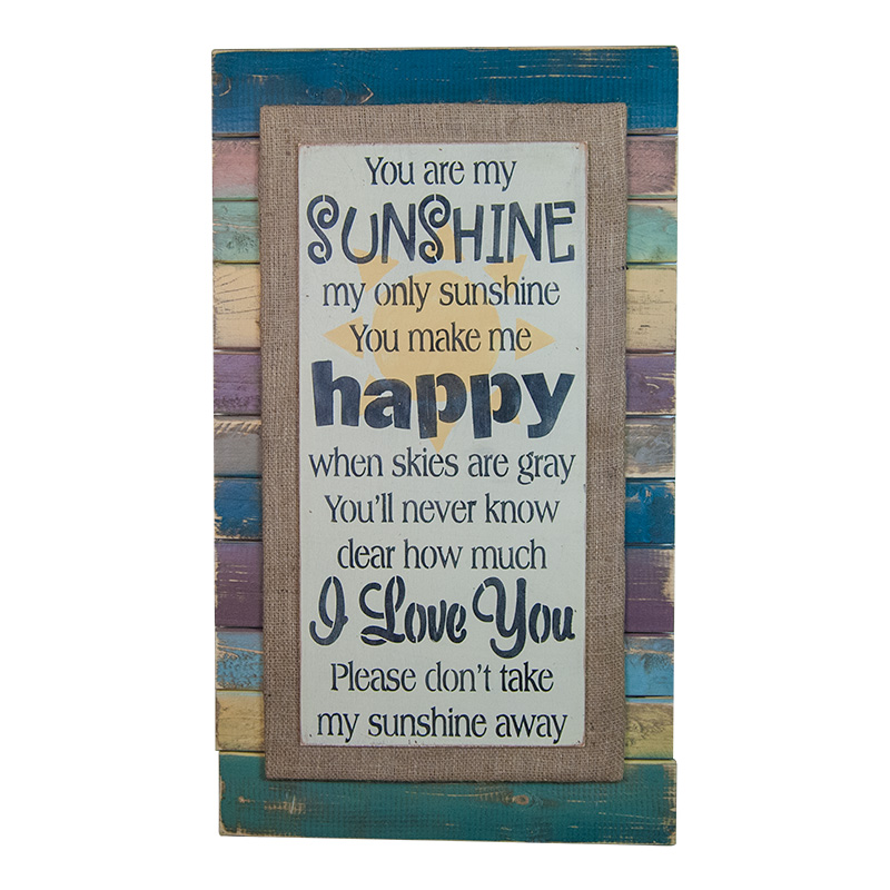 Pine Designs You Are My Sunshine Vintage Hues Large Sign by Pine ...