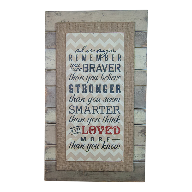 Pine Designs Always Remember Wooden Hues Sign by Pine Designs-The Lamp ...