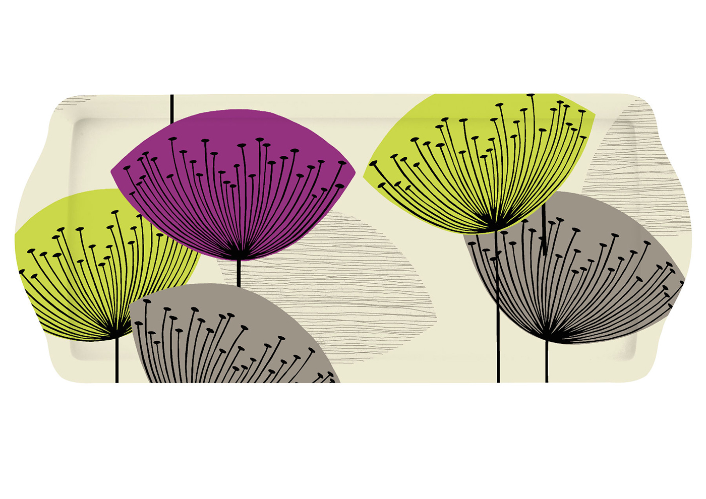 Pimpernel (Portmeirion Group USA, Inc.) Dandelion Clocks Sandwich Tray ...