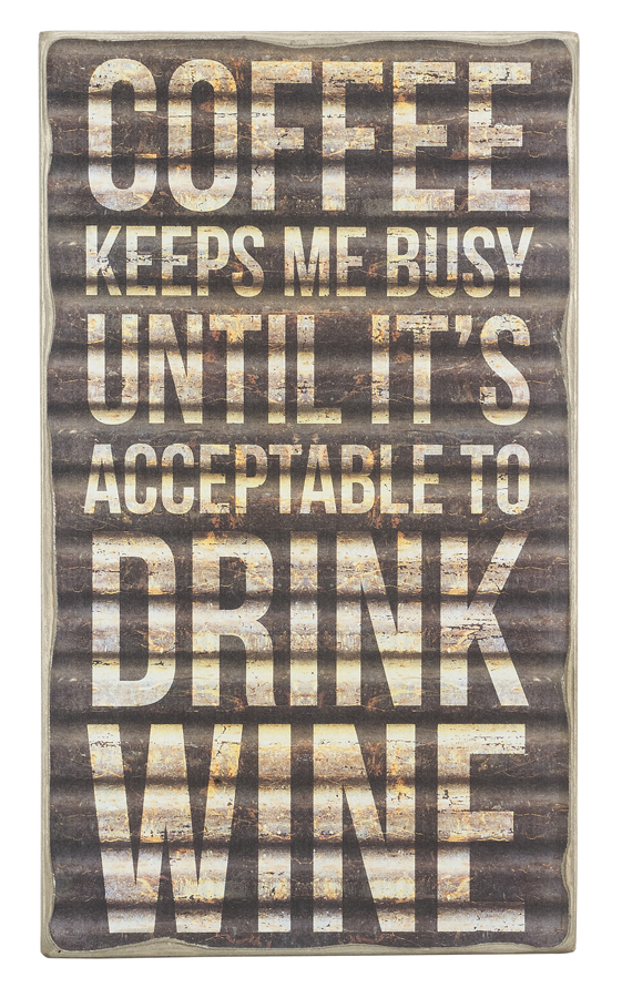 Primitives by Kathy Coffee Keeps Box Sign - Primitives by Kathy-The ...