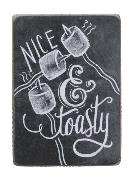 Primitives by Kathy Nice & Toasty Chalk Sign - Primitives by Kathy-The ...