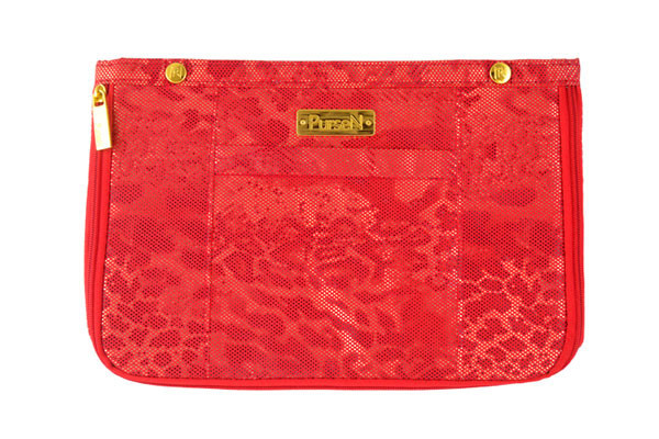 Pursen Small Metallic Red Organizer Insert by PurseN-The Lamp Stand