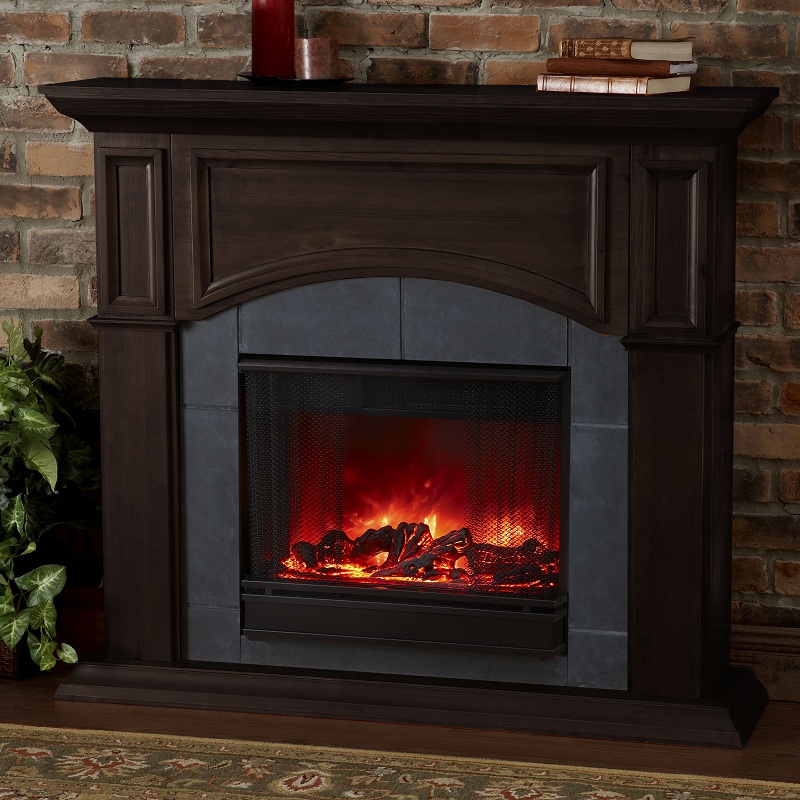 RealFlame Georgetown Electric-Dark Walnut-Fireplace by Real Flame-The ...