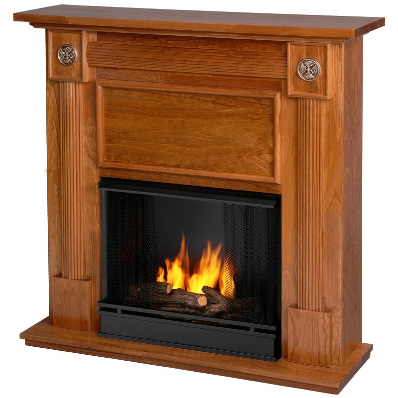 RealFlame Regency-Oak-Ventless Gel Firplace by Real Flame-The Lamp Stand