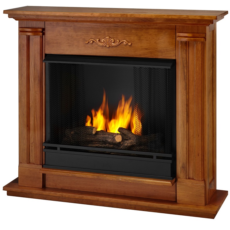 RealFlame Petite Cathedral-Oak-Ventless Gel Firplace by Real Flame-The ...