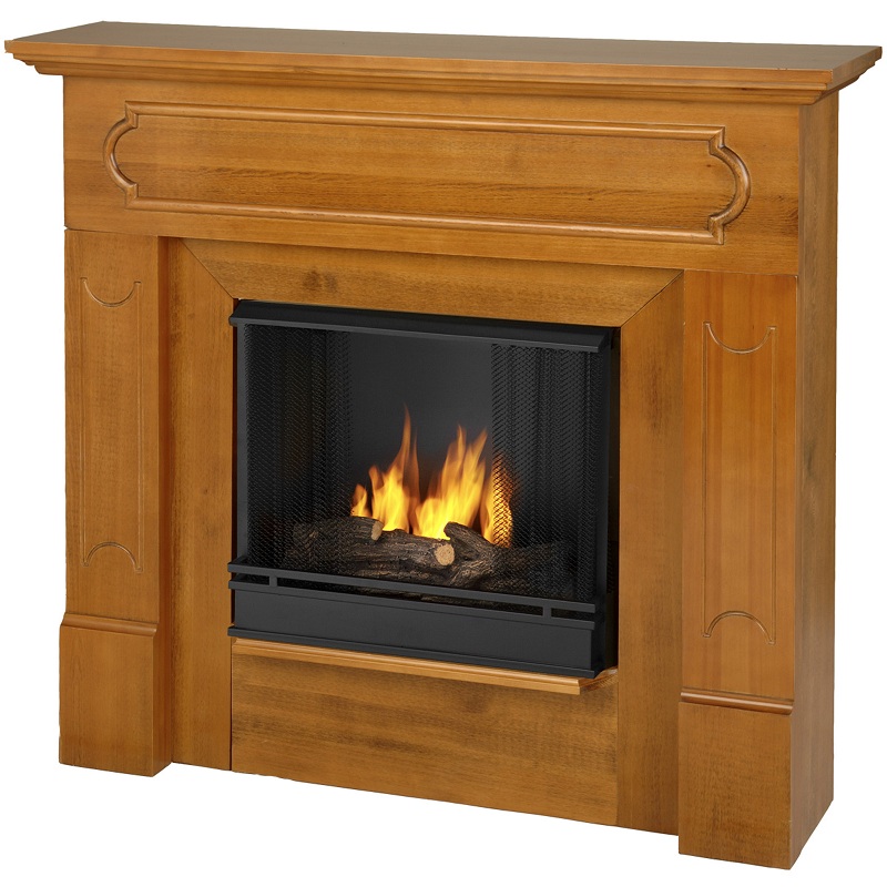 RealFlame Pennington-Oak-Ventless Gel Firplace by Real Flame-The Lamp Stand