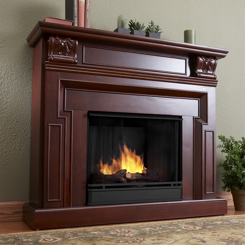 RealFlame Winterthur-Mahogany-Ventless Gel Firplace by Real Flame-The ...