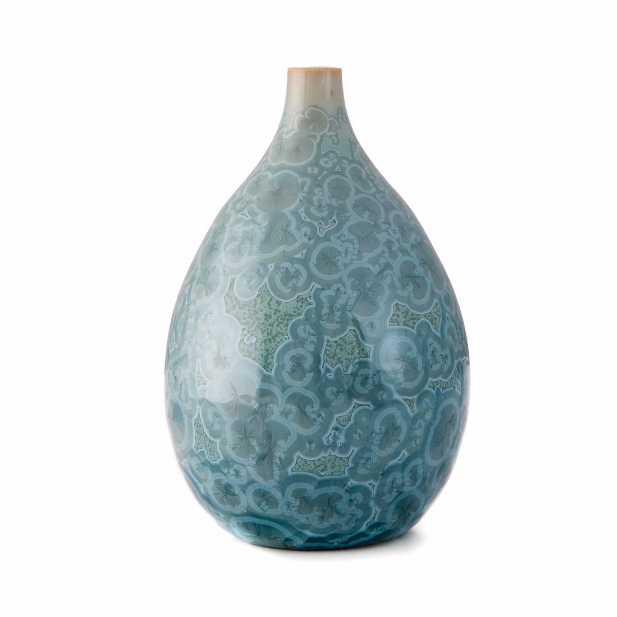 Simon Pearce PURE Crystalline Jade Medium Teardrop Vase by Simon Pearce ...