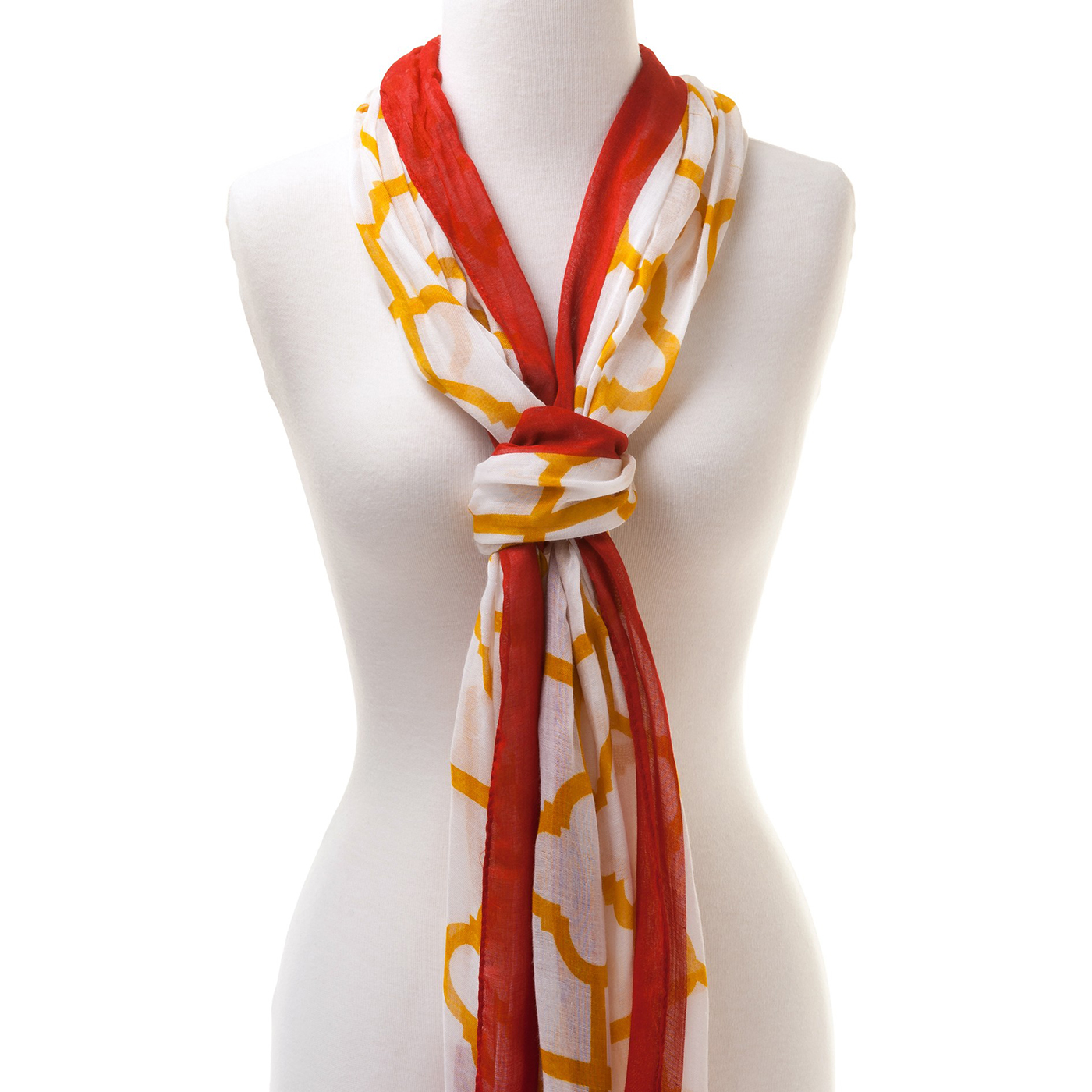 Spartina 449 Red Modern Lux Scarf - Spartina 449-The Lamp Stand