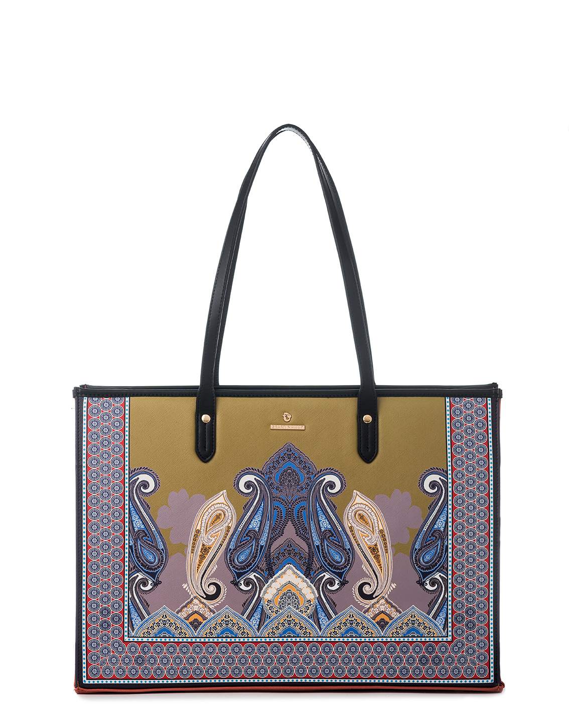 Spartina 449 Retreat Paisley Large Box Tote by Spartina 449-The Lamp Stand