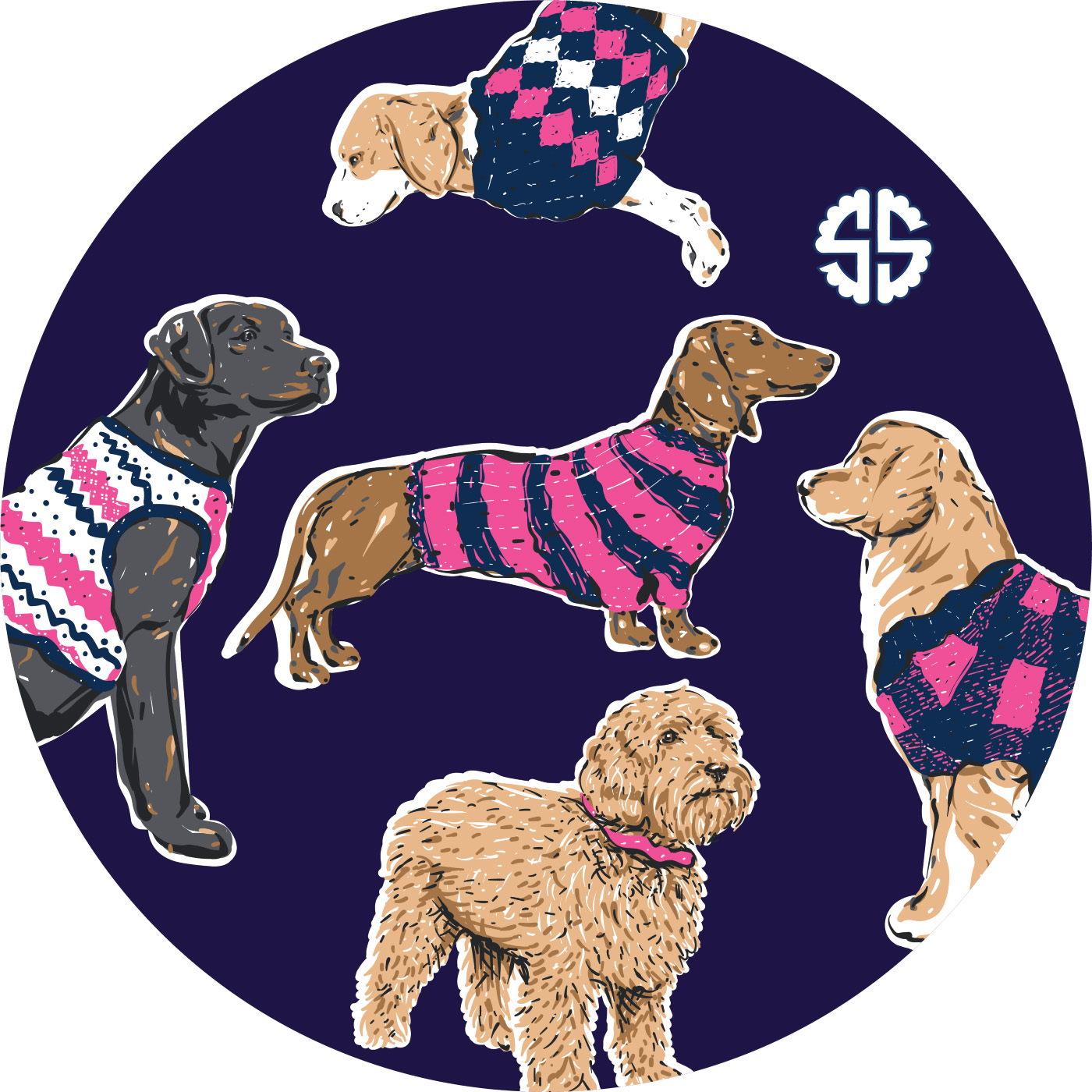 Simply Southern Dog Car Coasters by Simply Southern|The Lamp Stand