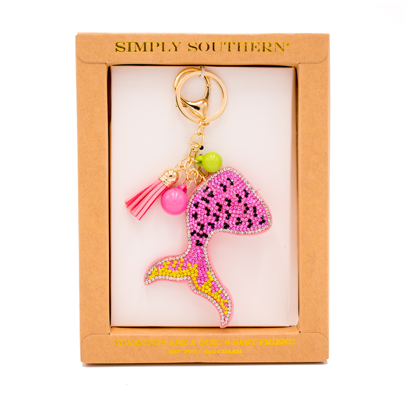 Simply Southern Mermaid Key Charm by Simply Southern-The Lamp Stand