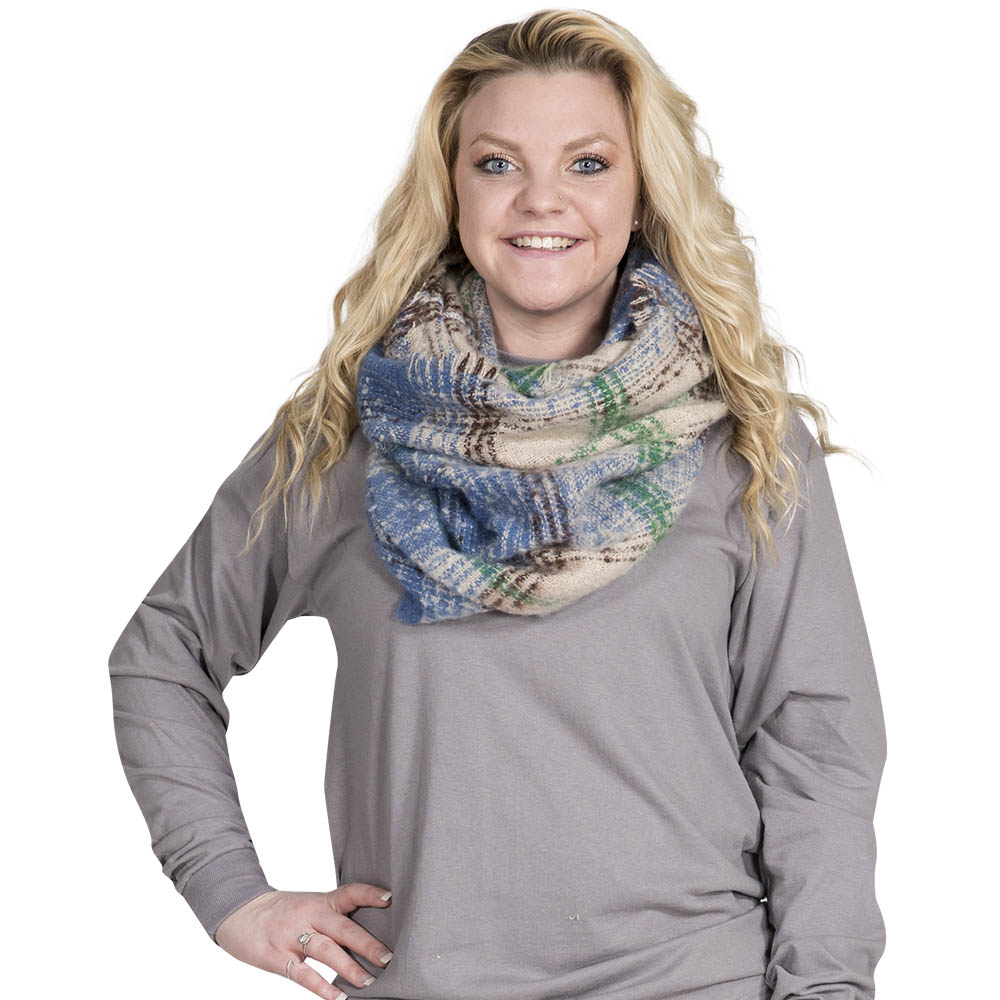 Simply Southern Blue & Green Infinity Scarf by Simply Southern-The Lamp ...