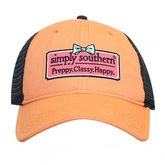 Simply Southern Preppy& Classy and Happy Melon Hat by Simply Southern ...