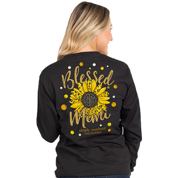 Simply Southern Tees Medium Blessed Mimi Long Sleeve by Simply Southern ...