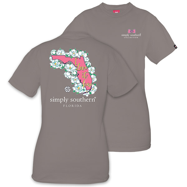 Simply Southern Small Florida I Love it Here Short Sleeve Tee by Simply ...
