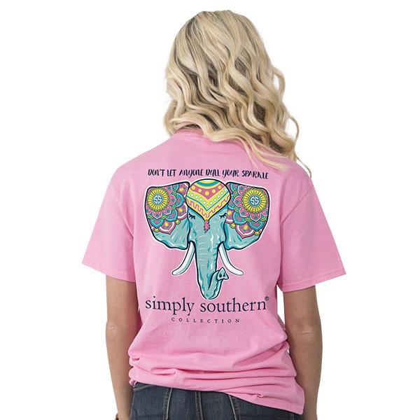 Simply Southern XX-Large Don’t Let Anyone Dull Your Sparkle Flamingo ...