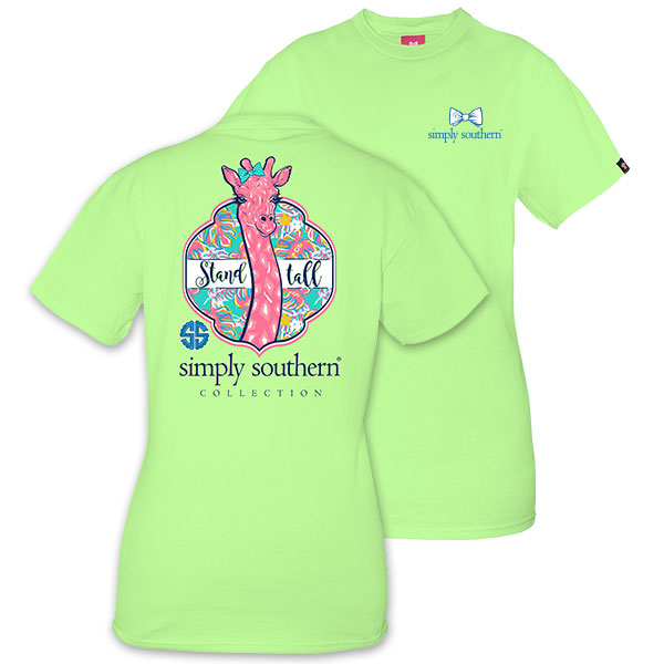 Simply Southern XX-Large Stand Tall Limeaide Short Sleeve Tee by Simply ...
