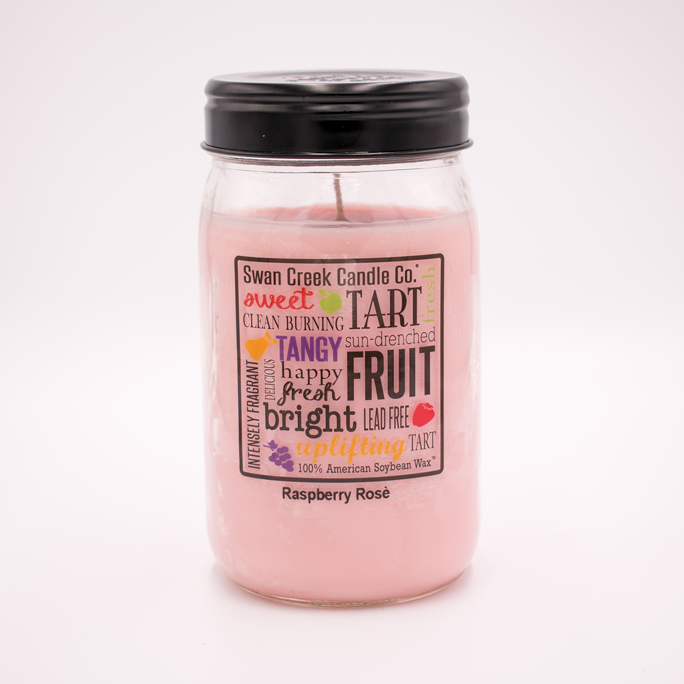 Swan Creek Candles Raspberry Rose 24 oz. Swan Creek Kitchen Pantry Jar ...