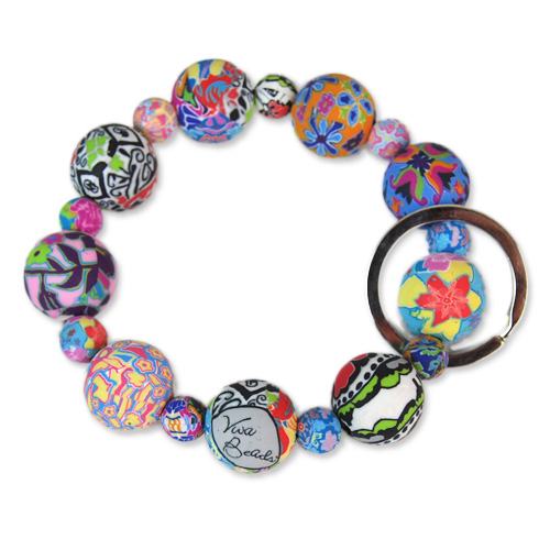 Viva Beads Splash of Multi Wrist Key Chain - Viva Beads-The Lamp Stand