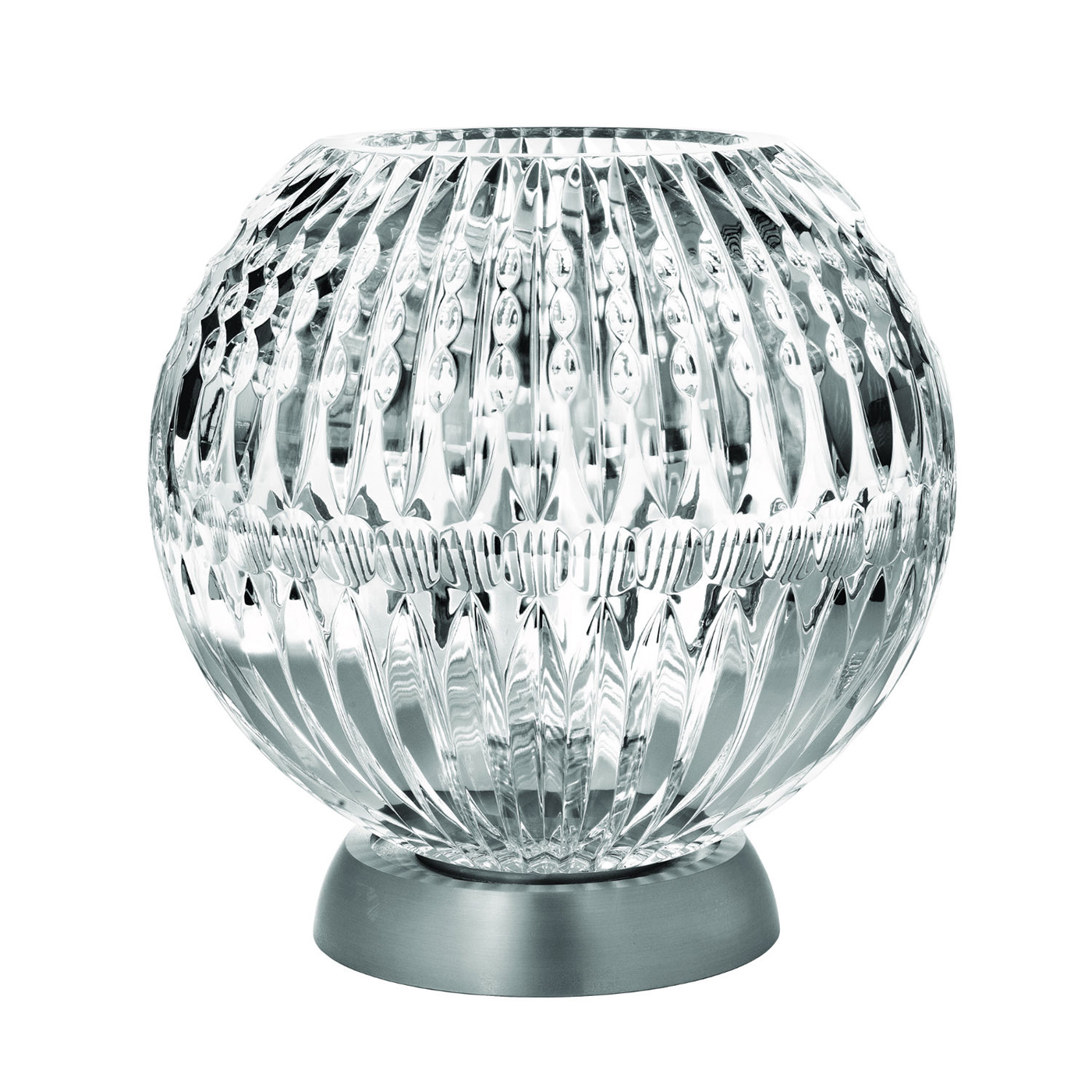 Waterford Illuminology Candela Rose Bowl Hurricane With Metal Base by ...