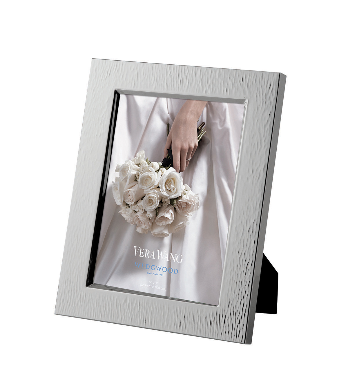 Wedgwood Vera Wang Hammered 5x7 Frame by Wedgwood-The Lamp Stand