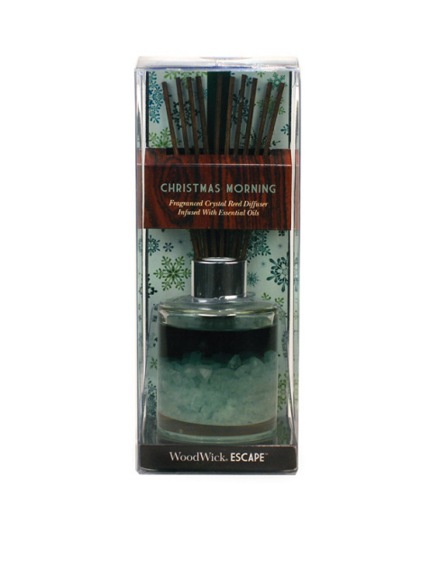 WoodWick Christmas Morning WoodWick Escape Crystal Reed Diffuser-The ...