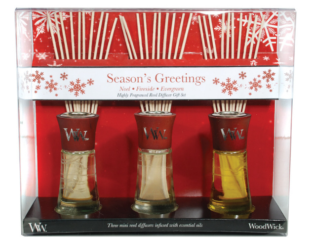 WoodWick WoodWick 2 oz. Reed Diffuser Gift Set - Seasons Greetings-The ...