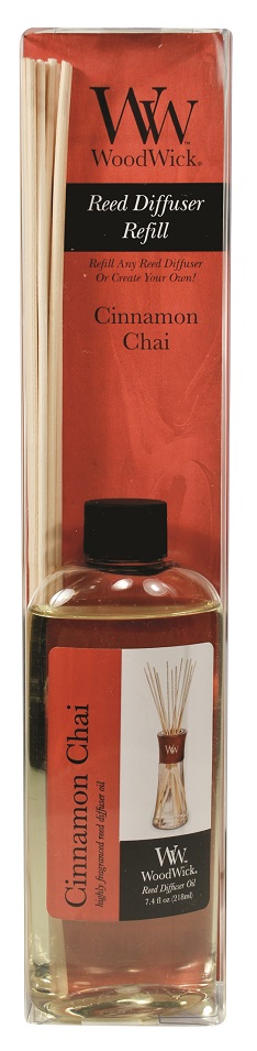 WoodWick Cinnamon Chai WoodWick 7.4 oz. Reed Diffuser REFILL-The Lamp Stand