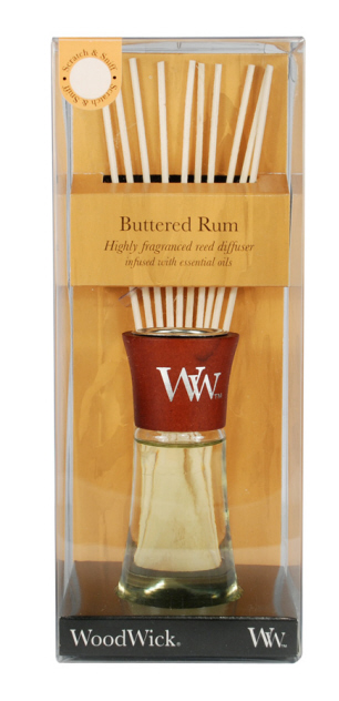 WoodWick Buttered Rum WoodWick 2 oz. Reed Diffuser-The Lamp Stand
