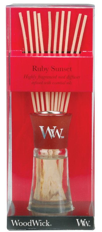 WoodWick Ruby Sunset WoodWick 2 oz. Reed Diffuser-The Lamp Stand