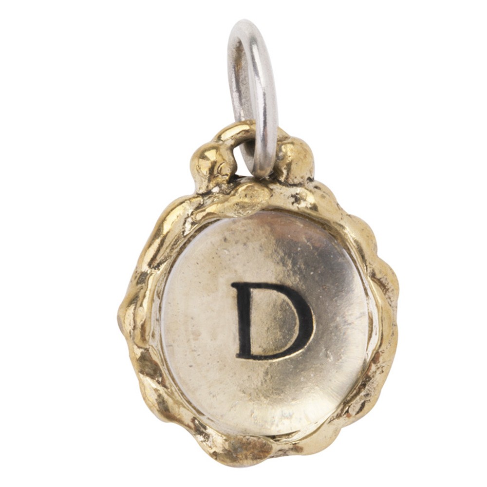 Waxing Poetic Letter "D" Intra Insignia Charm by Waxing Poetic-The Lamp ...