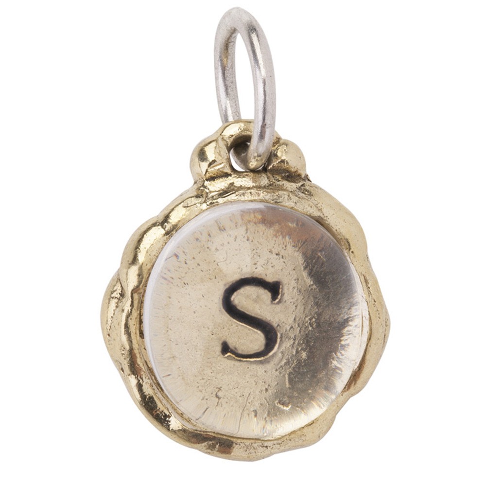 Waxing Poetic Letter "S" Intra Insignia Charm by Waxing Poetic-The Lamp ...