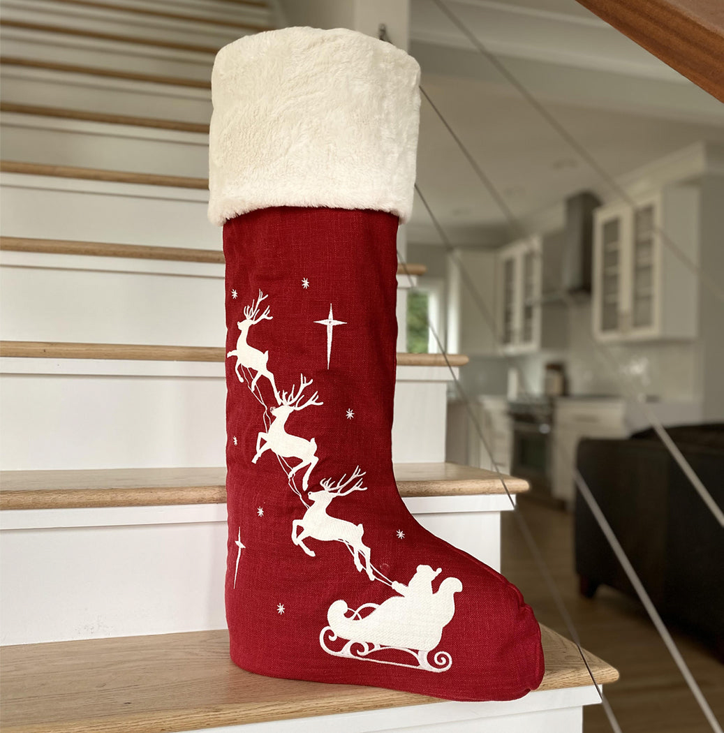 The Standing Stocking 30-Inch Away We Go with Twinkle LED Lights ...