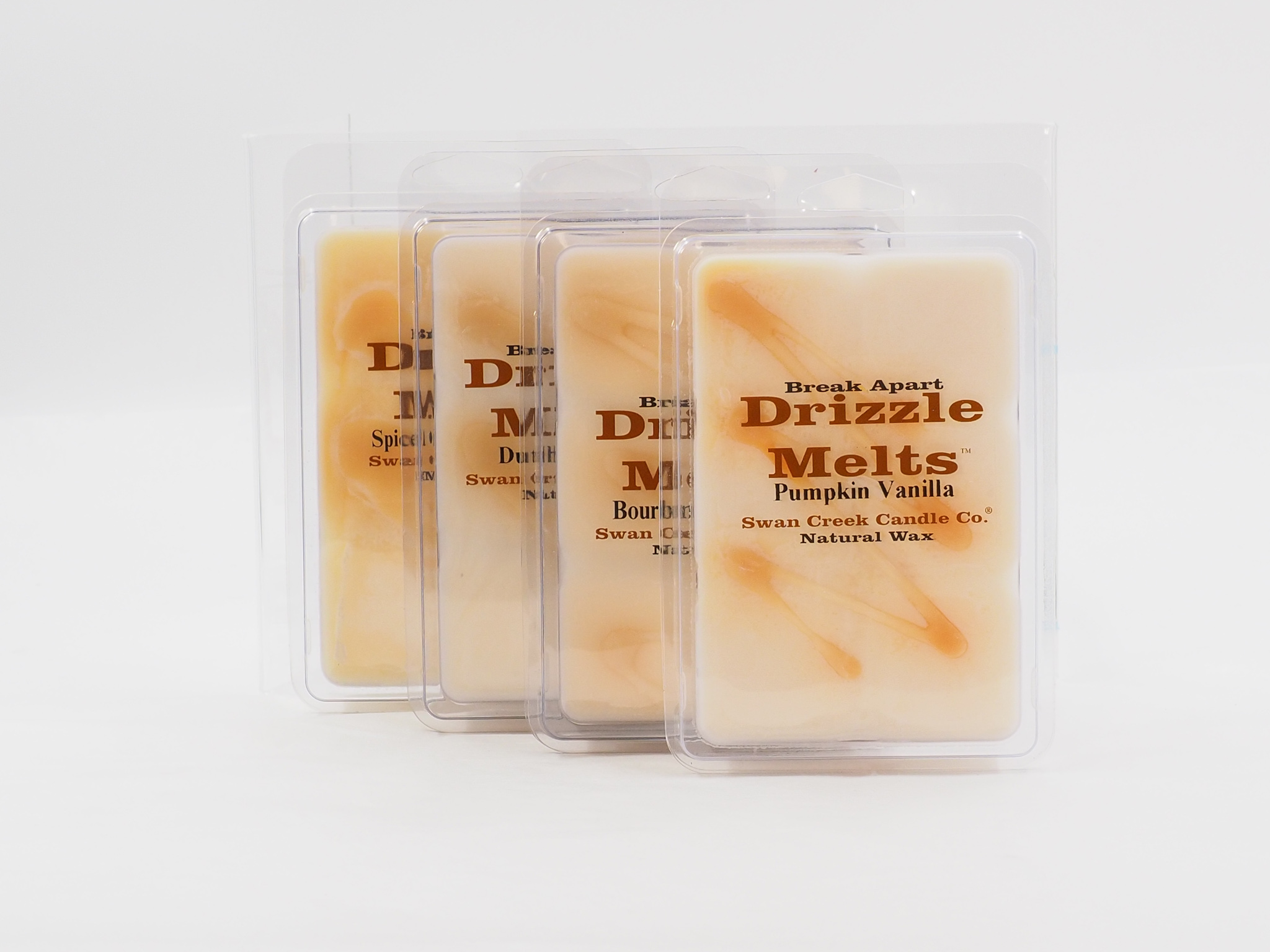 Fall 4 Pack 5.25 Oz. Swan Creek Drizzle Melts - The Lamp Stand