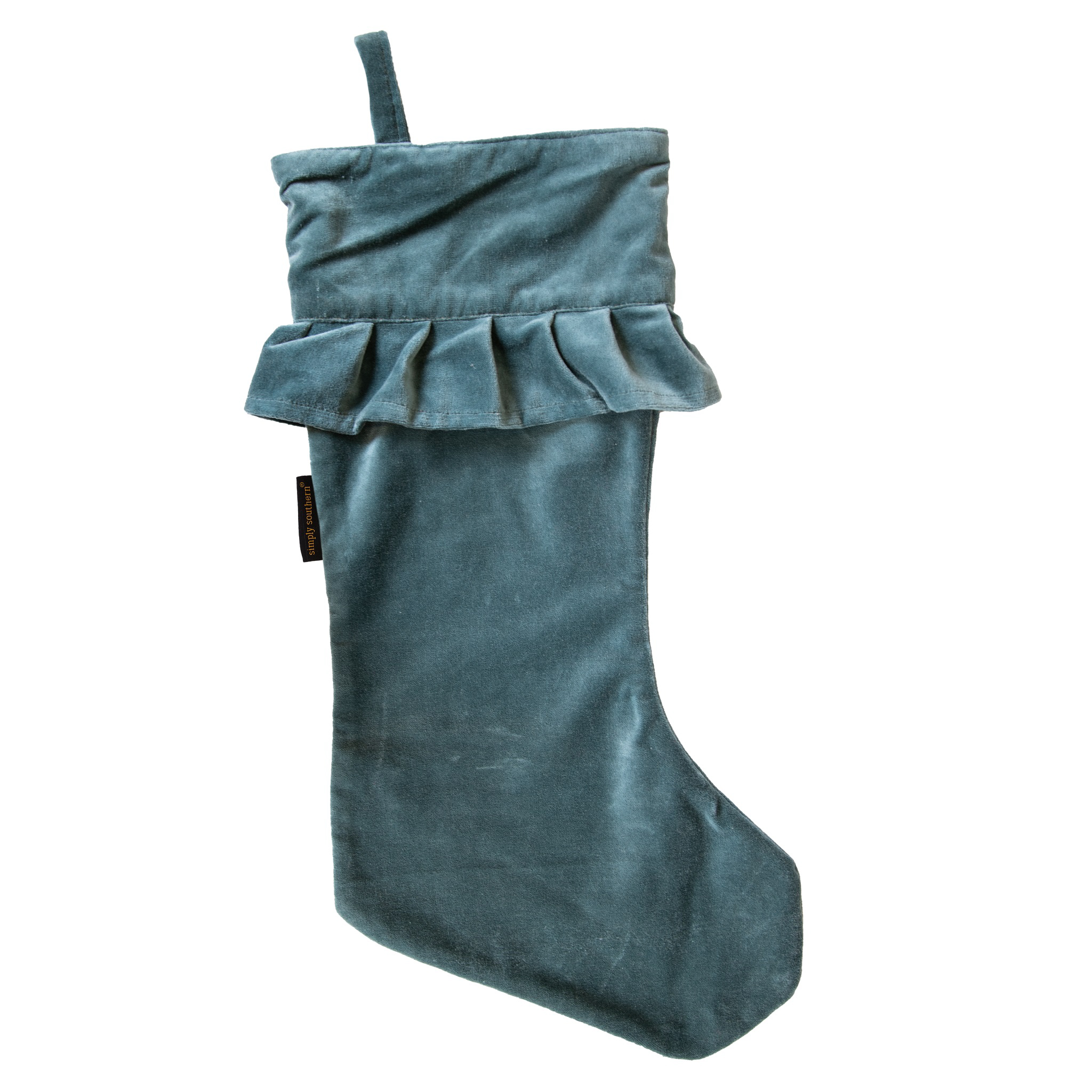 Simply Southern Spruce Velvet Stockings - The Lamp Stand
