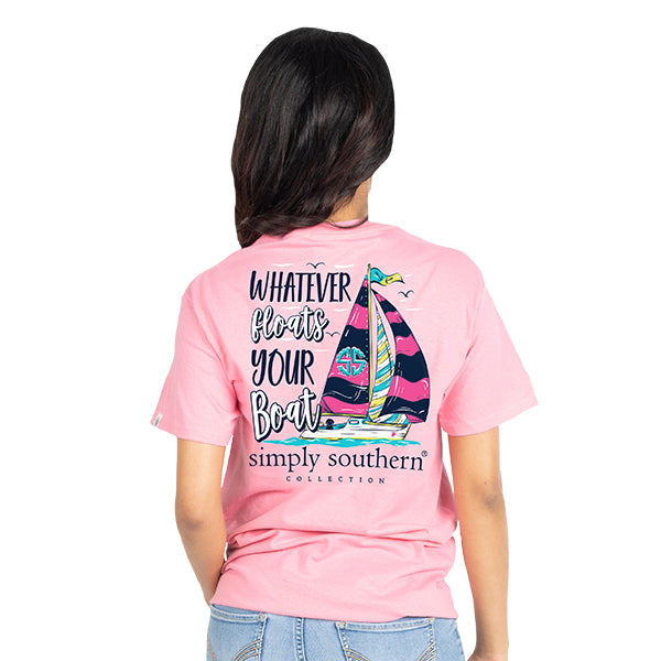 Simply Southern Large Preppy Boat Flamingo - The Lamp Stand