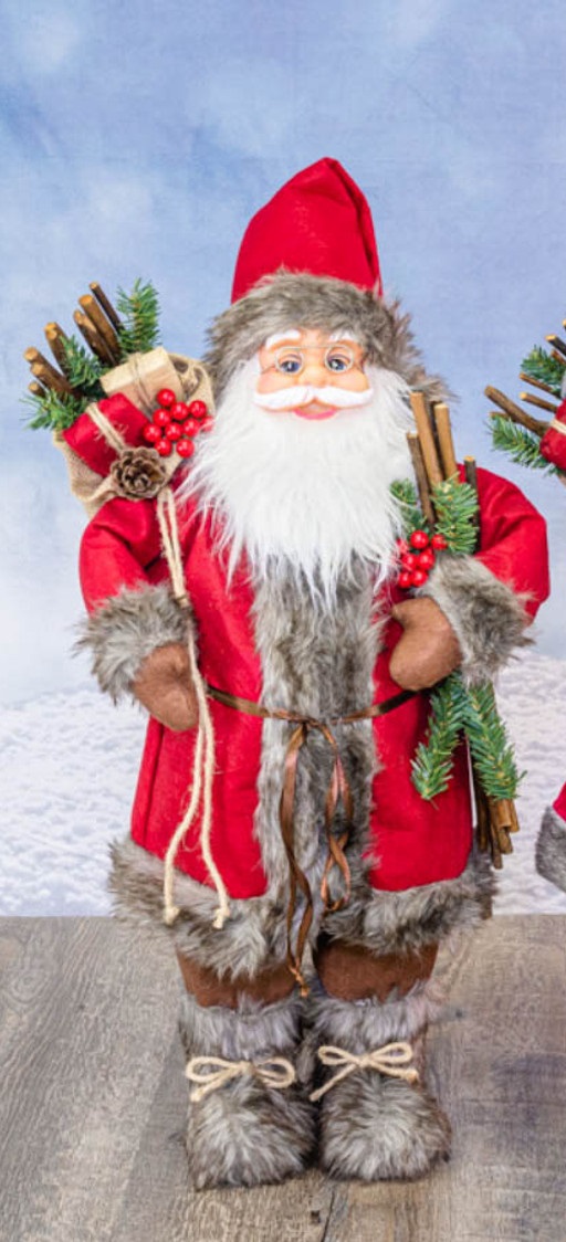 2-Feet Large Forestland Santa Stande - Sticks Santa - The Lamp Stand