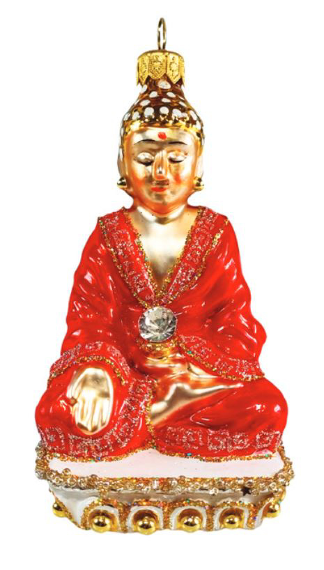 HeARTfully Yours 4.5-Inch Ruby Buddha - The Lamp Stand
